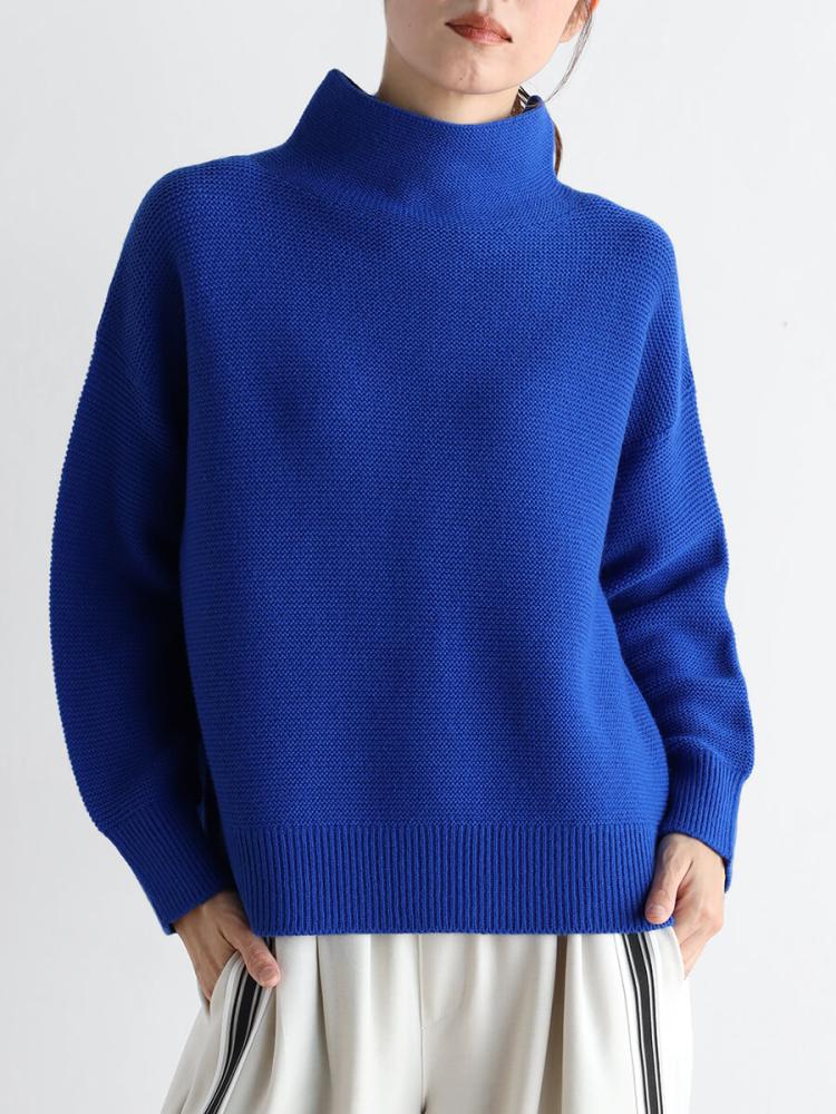 ボトルネックウールガーターニット - MEDOC original - SCOTCLUB